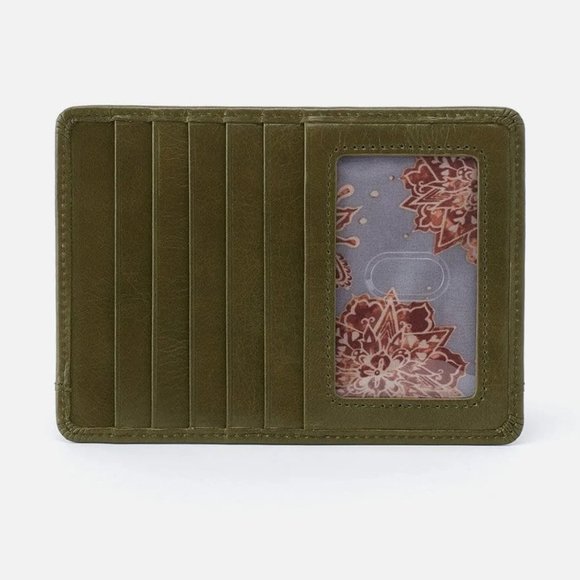 Bags | Nwt New Hobo Carte Card Case Moss Leather Retired Rare | Poshmark